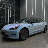 China Twin Candy Grey Cyanine Car Wrap Vinyl 1.52x17m Color Change Film for Vehicle Wrapping for sale