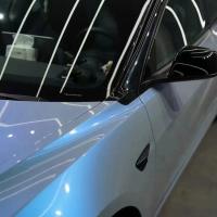 China Twin Candy Grey Cyanine Car Wrap Vinyl 1.52x17m Color Change Film for Vehicle Wrapping for sale