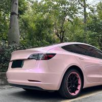China Twin Candy Magic Pink Car Wrap Vinyl 1.52x17m Color Change Film for Vehicle Wrapping for sale