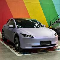China Matte Twin Candy Silver Purple Car Wrap Vinyl Film 1.52x17m Color Change for Vehicle Wrapping for sale