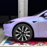 China Matte Twin Candy Silver Purple Car Wrap Vinyl Film 1.52x17m Color Change for Vehicle Wrapping for sale