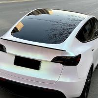 China Matte Aurora White Car Wrap Vinyl 1.52x17m Premium Color Changing Film with Air Channel for sale
