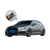 China Matte Chrome Black Car Wrapping Vinyl 1.52x17m High Quality Color Changing Film for sale