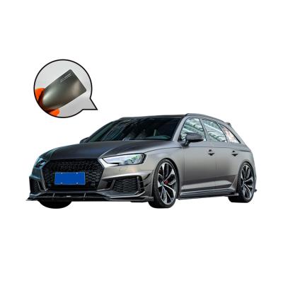 China Matte Chrome Black Car Wrapping Vinyl 1.52x17m High Quality Color Changing Film for sale