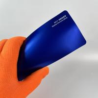 China Matte Chrome Blue Car Wrap Vinyl 1.52x17m Roll Self-Adhesive Color Changing Film for Full Body Wrap for sale