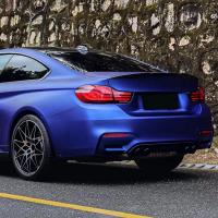 China Matte Chrome Blue Car Wrap Vinyl 1.52x17m Roll Self-Adhesive Color Changing Film for Full Body Wrap for sale