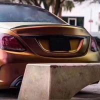 China Matte Sunrise Morning Glow Car Wrap Vinyl Film 1.52x17m Removable Adhesive Decorative PVC for sale