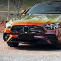 China Glossy Sunset Red Chameleon PVC Self-Adhesive Car Wrap Film 1.52x17m Removable for sale