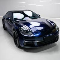 China Glossy Ghost Midnight Car Wrap Reflective Vinyl Blue Chameleon Tint 1.52x17m for sale
