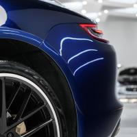 China Glossy Ghost Midnight Car Wrap Reflective Vinyl Blue Chameleon Tint 1.52x17m for sale
