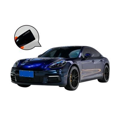 China Glossy Ghost Midnight Car Wrap Reflective Vinyl Blue Chameleon Tint 1.52x17m for sale