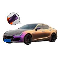 China Matte Diamond Red Copper Detachable Car Tint Avery Vinyl Car Wrap Premium 1.52x17m for sale