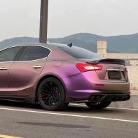 China Matte Diamond Red Copper Detachable Car Tint Avery Vinyl Car Wrap Premium 1.52x17m for sale