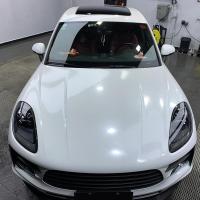 China Sparkle White Avery Vinyl Car Wrap Film 1.52x17m PETG Decorative Color Changing Vinyl for sale