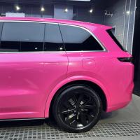 China Sparkle Pink Car Wrap Vinyl Film 1.52x17m Luminous Sticker for Vehicles for sale