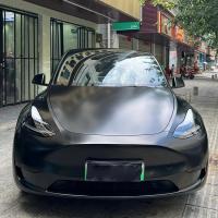 China Matte Havana Black Chameleon Car Vinyl Wrap 1.52x17m Removable Adhesive Film for sale