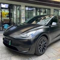 China Matte Havana Black Chameleon Car Vinyl Wrap 1.52x17m Removable Adhesive Film for sale