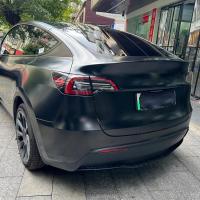 China Matte Havana Black Chameleon Car Vinyl Wrap 1.52x17m Removable Adhesive Film for sale
