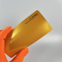 China Heavy Metal Sparkle Yellow Vinyl Wrap Film 1.52x17m Gloss Car Decorative Film for sale