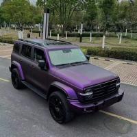 China Midnight Purple Car Color Changing Film 1.52x17m 160 Micron Vinyl Wrap PPF for sale