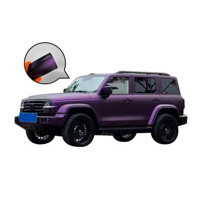 China Midnight Purple Car Color Changing Film 1.52x17m 160 Micron Vinyl Wrap PPF for sale