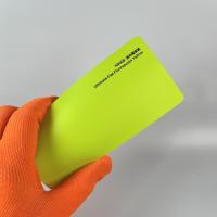 China Fluorescent Yellow Car Wrapping Vinyl Film 1.52x17m 160 Micron Cast PPF Wrap for sale