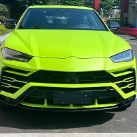 China Fluorescent Yellow Car Wrapping Vinyl Film 1.52x17m 160 Micron Cast PPF Wrap for sale