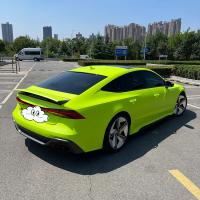 China Fluorescent Yellow Car Wrapping Vinyl Film 1.52x17m 160 Micron Cast PPF Wrap for sale
