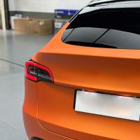 China Ultimate Flat Orange Car Color Changing Film 1.52x17m PPF Vinyl Wrap with 160 Micron Thickness for sale