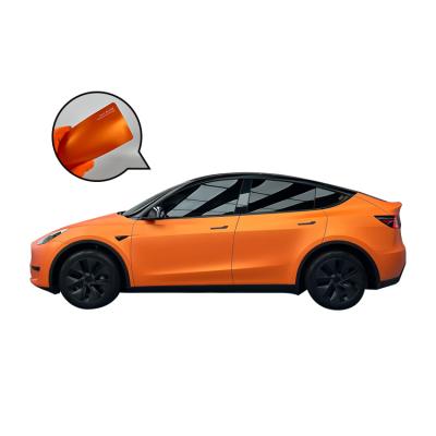 China Ultimate Flat Orange Car Color Changing Film 1.52x17m PPF Vinyl Wrap with 160 Micron Thickness for sale