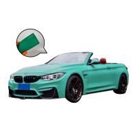 China Flat Pine Green Car Wrapping Film 1.52x17m 160 Micron Vinyl Wrap for Cars for sale