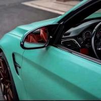 China Flat Pine Green Car Wrapping Film 1.52x17m 160 Micron Vinyl Wrap for Cars for sale