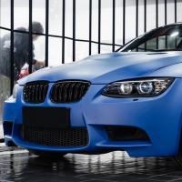 China Flat Blue Vinyl Wrap Car Color Changing Stickers 1.52x17m Factory Wholesale for sale