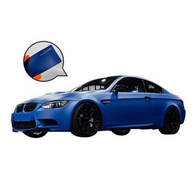 China Flat Blue Vinyl Wrap Car Color Changing Stickers 1.52x17m Factory Wholesale for sale