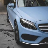 China Custom Flat China Blue Car Wrap Vinyl Film 1.52x17m Polyurethane Vehicle Wrap for sale