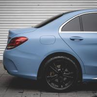 China Custom Flat China Blue Car Wrap Vinyl Film 1.52x17m Polyurethane Vehicle Wrap for sale