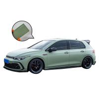 China Flat Khaki Light Green Vinyl Wrap 1.52x17m Car Metal Paint Color Changing Sticker Film for sale