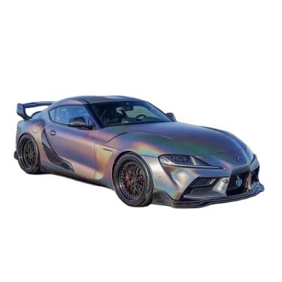 China Flat Laser Grey Car Vinyl Wrap 1.52x17m Color Changing Sticker Custom Wholesale for sale