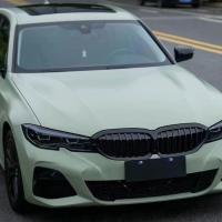 China Ceramics Khaki Grey Car Wrap Vinyl Film 1.52x17m Color Change for Vehicle Wrapping for sale