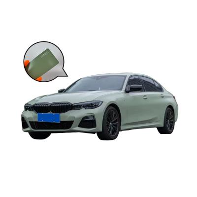 China Ceramics Khaki Grey Car Wrap Vinyl Film 1.52x17m Color Change for Vehicle Wrapping for sale