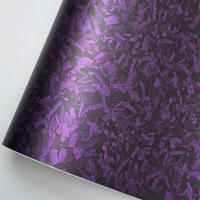 China Simulated Carbon Fiber Vinyl Wrap 1.52x17m Roll Removable Adhesive for Car Truck for sale