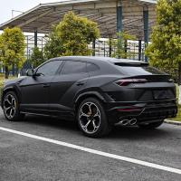 China Matte Frosted Black Car Decoration Film 1.52x17m Vinyl Wrap Sticker Decals Classic Matte Black for sale