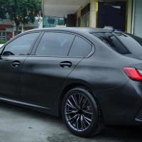 China Casting Matte Black Chameleon Car Wrap Vinyl Film 1.52x17m 160 Micron for sale