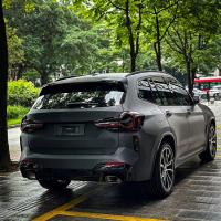China Satin Brushed Iron Grey Car Wrap Vinyl Film 1.52x17m Removable Adhesive Protective Wrap for sale