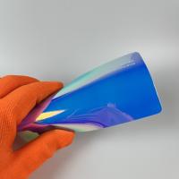 China Rainbow Chrome White Car Wrap Vinyl Film 1.52x17m Roll High Quality Removable Adhesive for sale