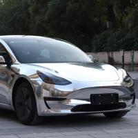 China Wholesale Electroplated Silver Car Wrap Film 1.52x17m Color Changing Vinyl for Land Cruiser Stickers for sale