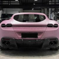 China Pink Car Wrap Vinyl Film 1.2x17m Removable Adhesive Vehicle Livery Wrap for sale