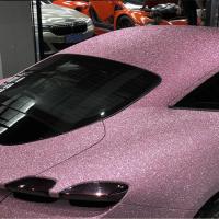 China Pink Car Wrap Vinyl Film 1.2x17m Removable Adhesive Vehicle Livery Wrap for sale