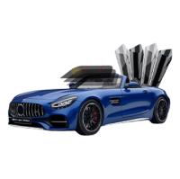 China Double Silver Magnetron Sputtering Car Window Film 25% VLT 3 Mil Thick Anti Scratch UV Proof for sale