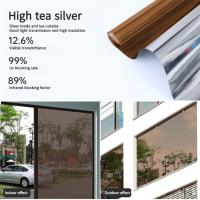 China 1.52M x 30M Anti-Heat Anti-Scratch 2 Mil Building PET Film 99% UV Protection One-Way Mirror Effect 5 Year Warranty for sale
